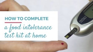 How to complete a food sensitivity test kit at home