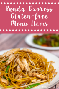 Panda Express Gluten-free and Allergen Menu Items