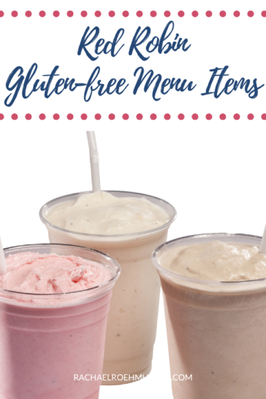 Red Robin Gluten-free Menu Items - Rachael Roehmholdt